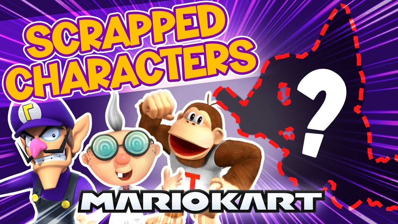 Whoa! You Won't Believe These SCRAPPED Mario Kart Characters! | Mario ...