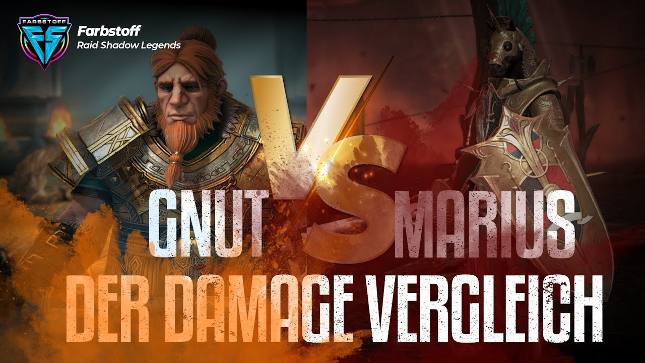 Raid: Shadow Legends - Der Damage Vergleich - Gnut VS Marius - Wir ...