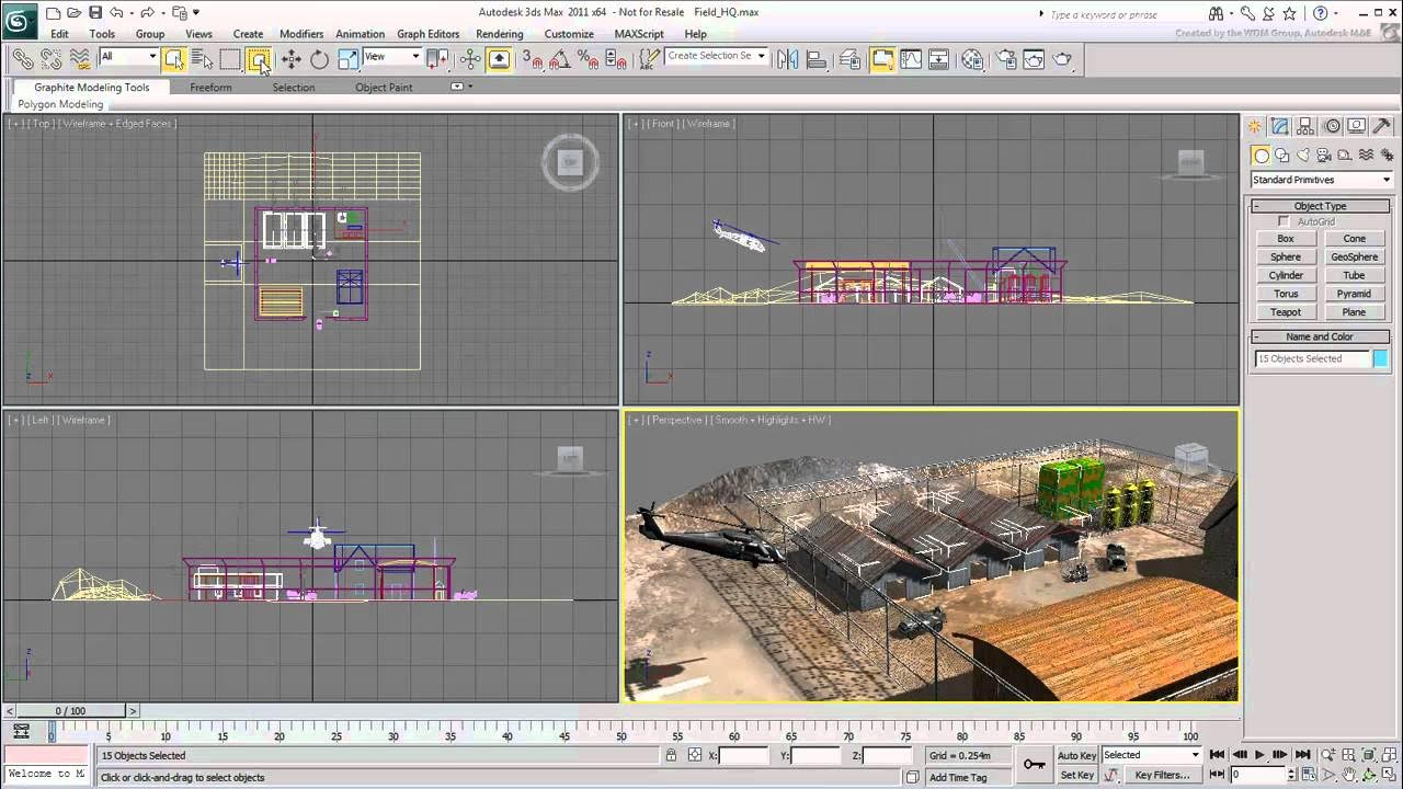3ds Max - Selecting Objects - YouTube
