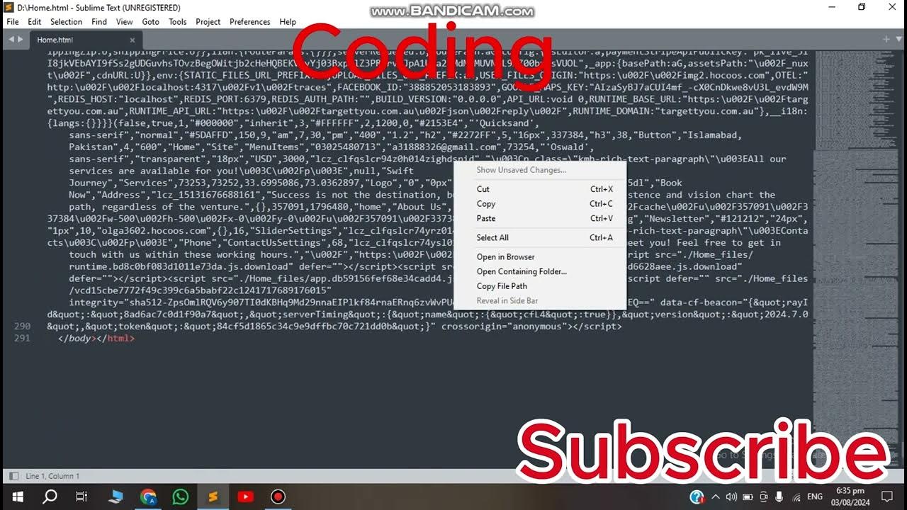 Website Template using html and css#codinglover #webdesign - YouTube