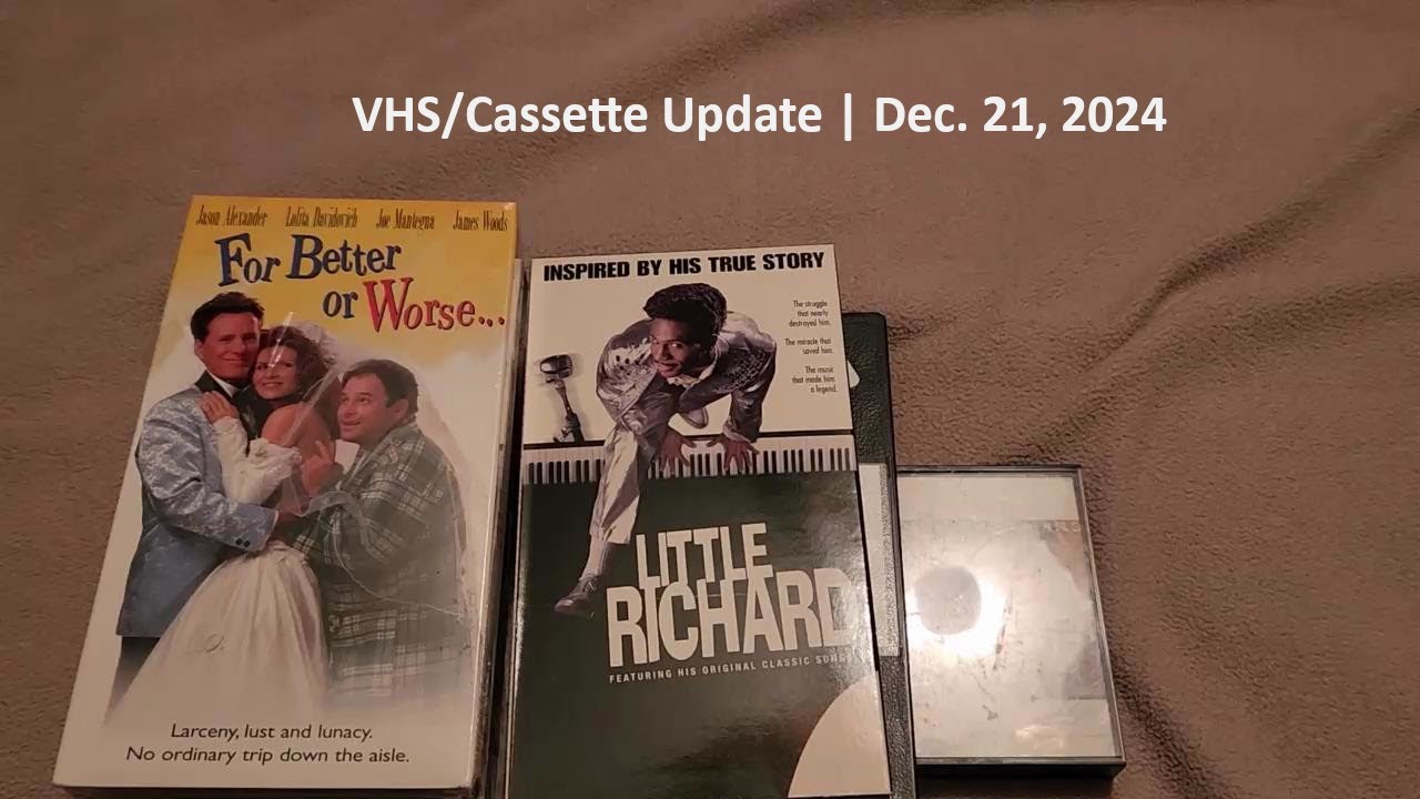 VHS/Cassette Update | December 21, 2024 - YouTube