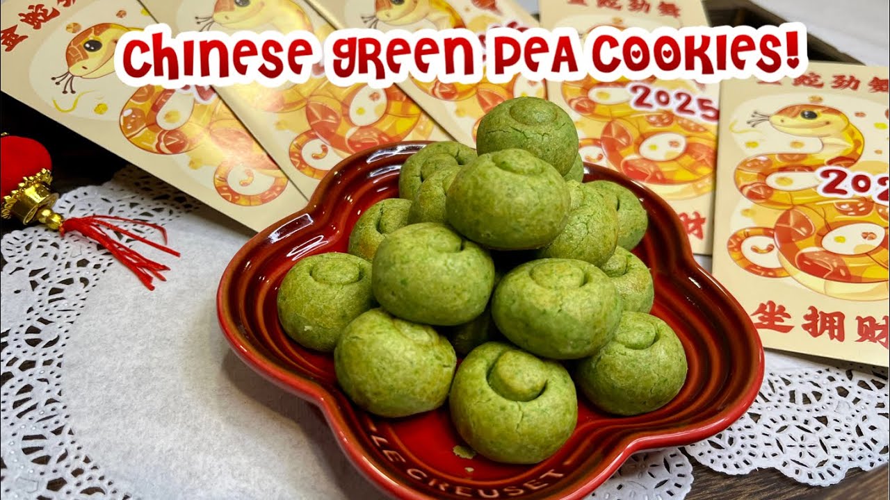 CHINESE GREEN PEA COOKIES - YouTube