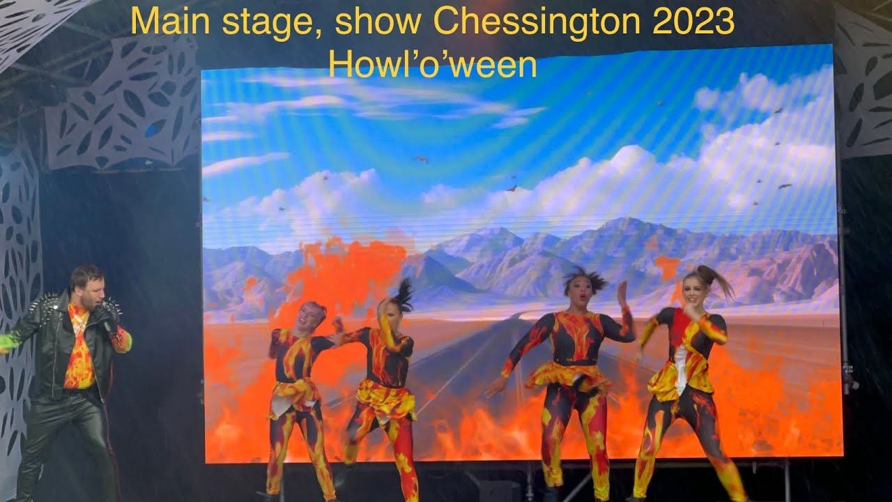 Howl’o’ween show at Chessington world of adventures. On main stage 2023 ...