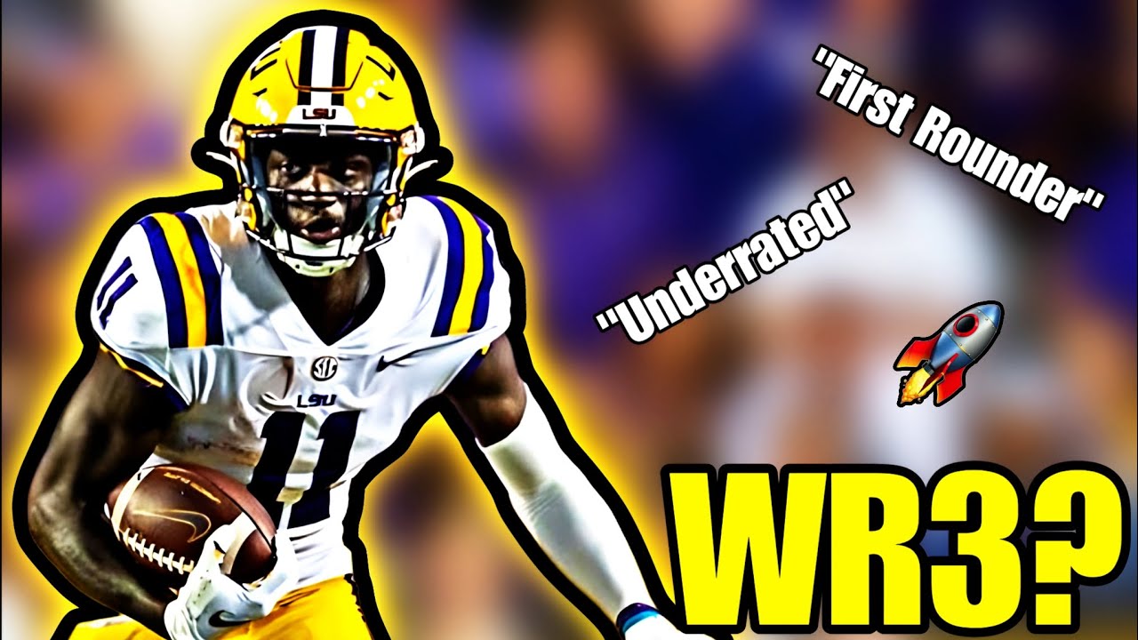 Is Brian Thomas Jr. the WR3 in the 2024 NFL Draft? | LSU WR Scouting ...