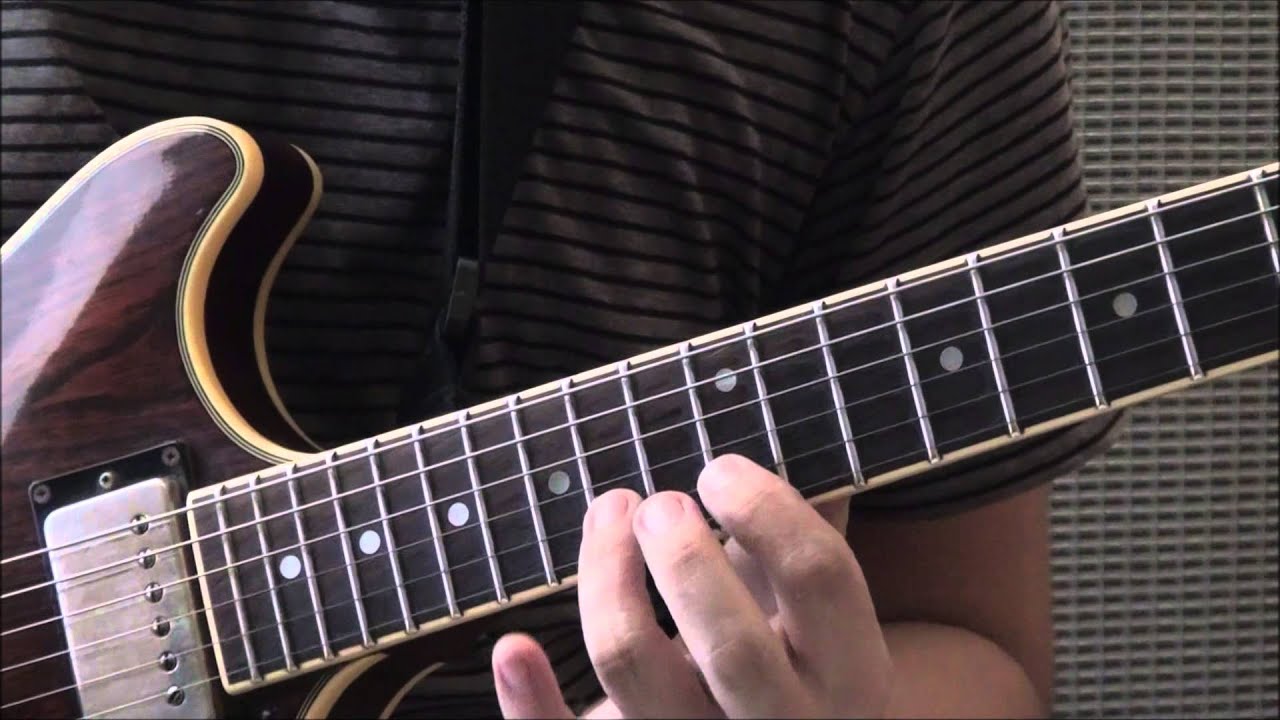 D Ionian Scale (3 notes per string) guitar - YouTube