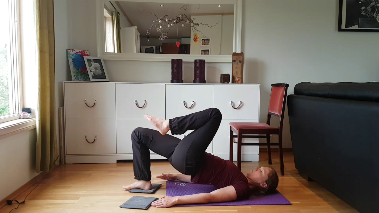 Hofteløft med catslide på ett bein 2 - YouTube