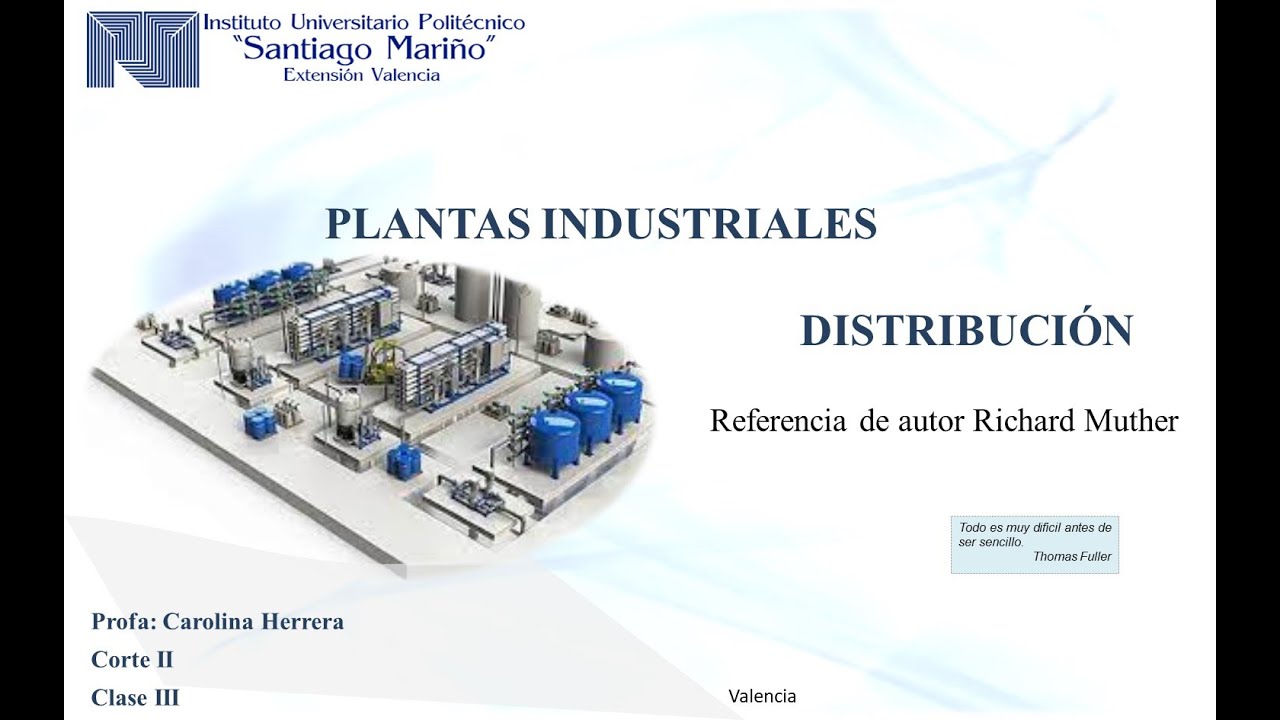 PRINCIPIOS DE LA DISTRIBUCIÓN EN PLANTA SEGÚN R MUTHER - Clase II ...