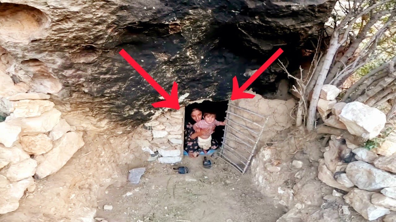Nomadic Life: Mozhgan Finds a Cave After Government Destruction 🚓🚔🏡 ...