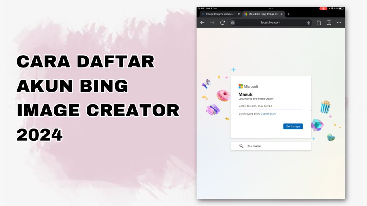 Cara Daftar Akun Bing Image Creator Dengan Mudah - YouTube