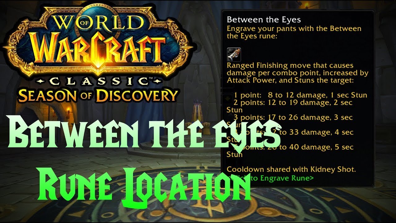 WoW Season of Discovery - How to get Between the Eye's Rune - Orc - YouTube