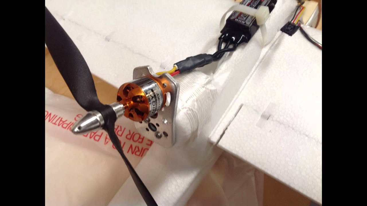 Bixler 2 Motor Upgrade - YouTube