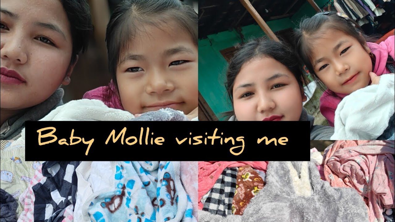 new fleece winter pants 👖 Mollie visiting me - YouTube