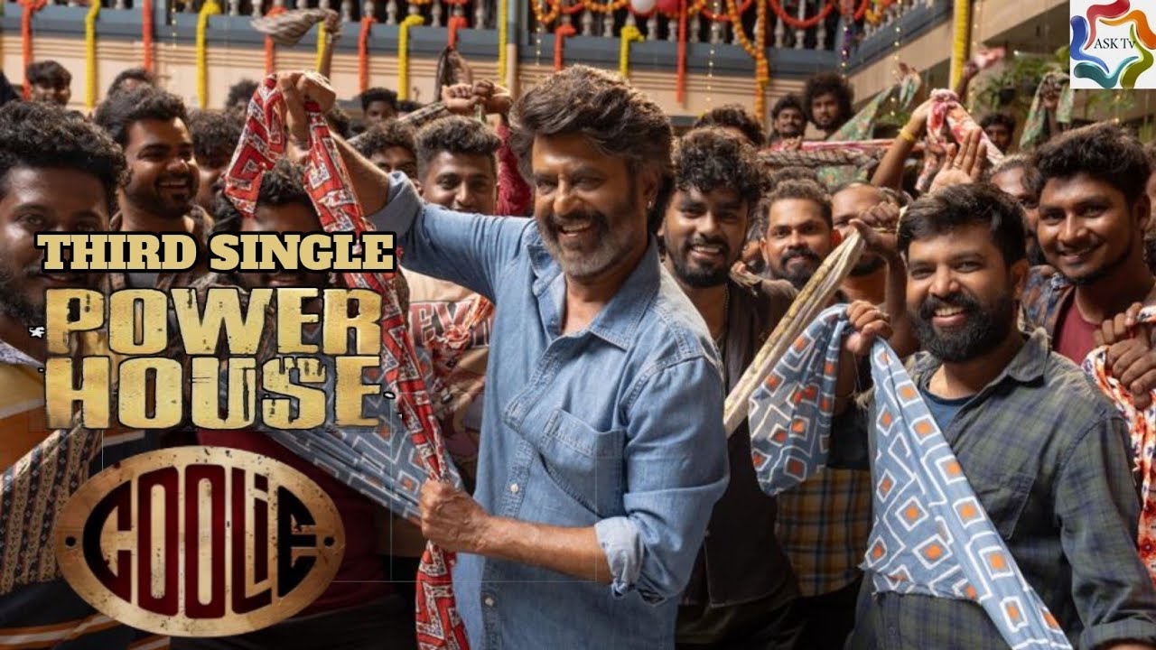 Coolie Third Single - Powerhouse Song | RajiniKanth | Lokesh Kanagaraj ...