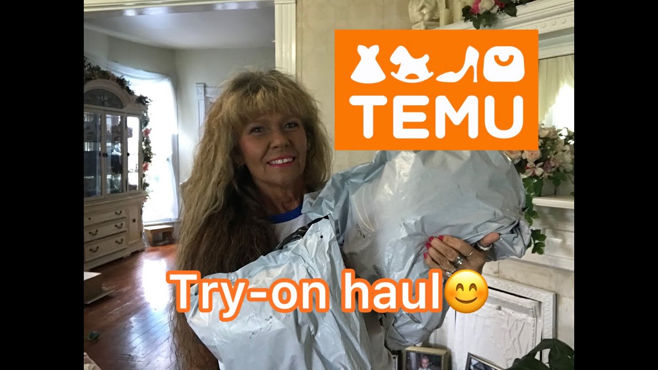 WOW Temu Clothing try-on Haul ! Shoes, Clothes with gadgets. My Hubby ...