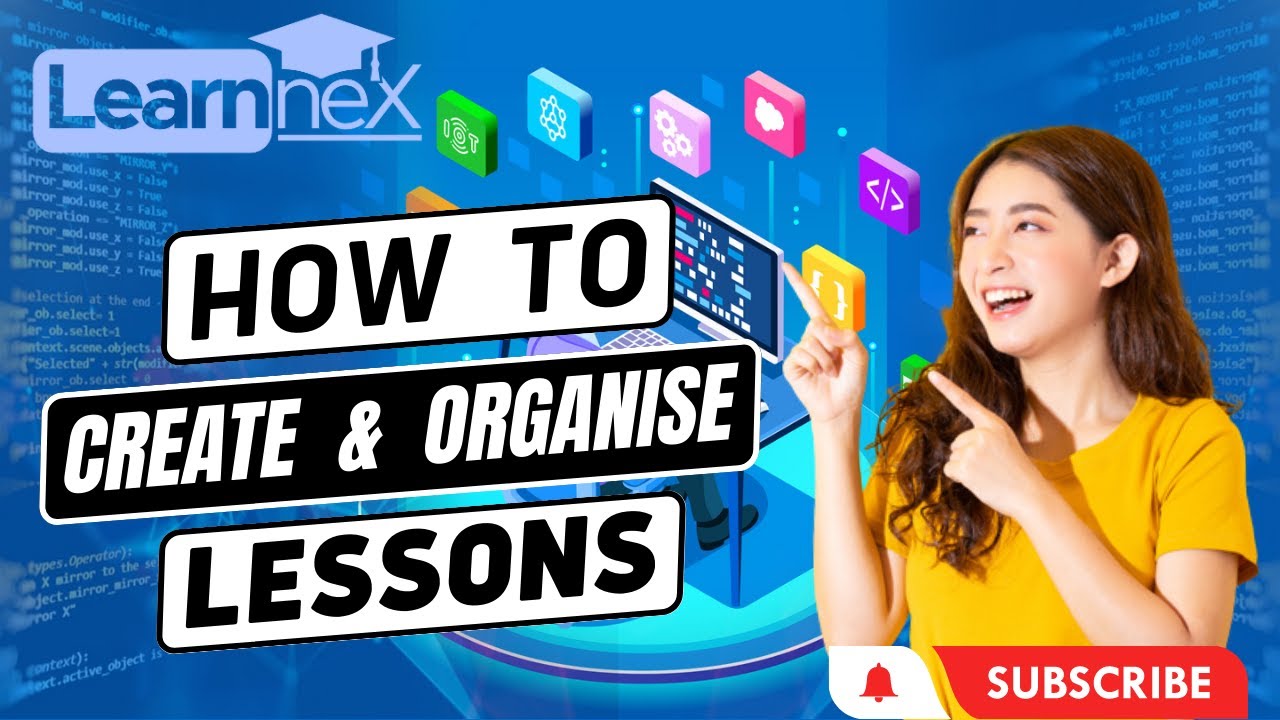 How to create and organize lessons | WebWorks Software - YouTube
