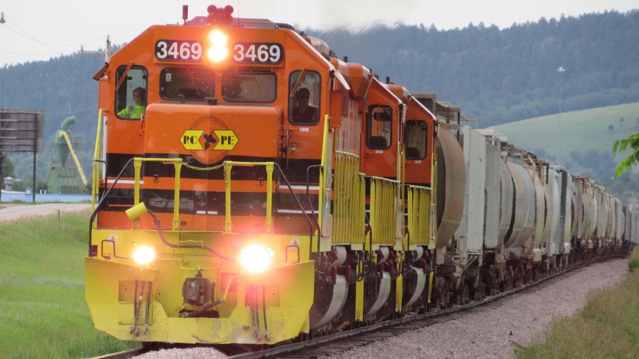 Rapid City Pierre & Eastern (RCPE) 3469 North - Sturgis, South Dakota - YouTube