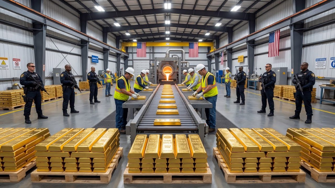 Inside a USA Gold Factory: The Complete Step-by-Step Gold Manufacturing ...