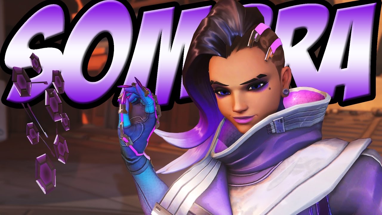 FIRST GAME AS SOMBRA! - Overwatch PTR (No Limits Sombra Gameplay) - YouTube