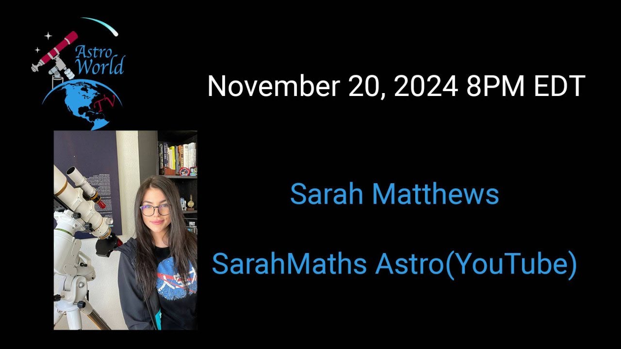 AstroWorld TV With Special Guest Sarah Mathews!(Ep 395, S5Ep85) - YouTube