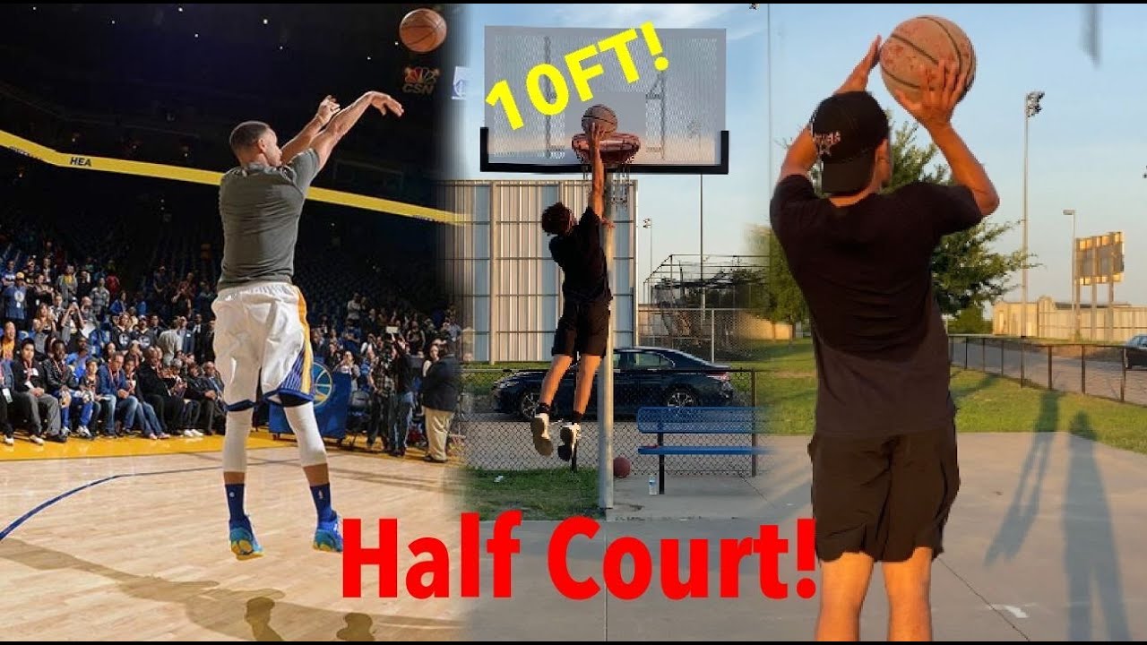 Recreating NBA Circus Shots and Attempting 10FT Dunks! - YouTube