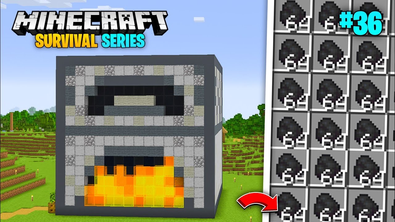 I Built Fully Automatic Super Smelter For Minecraft Pe 1.21 Survival ...