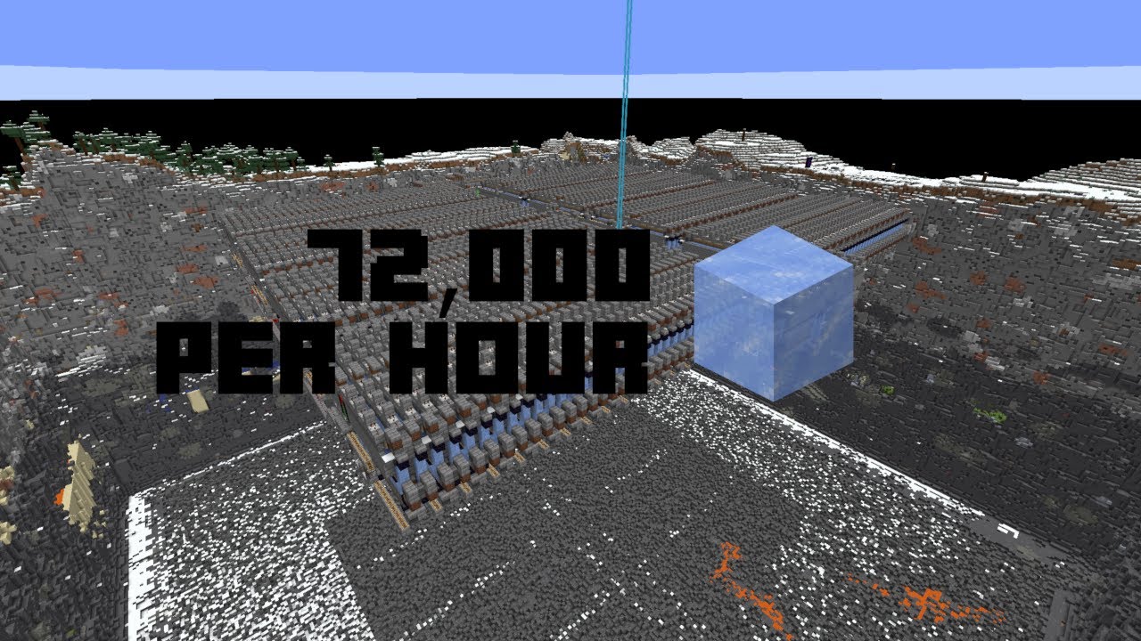 Huge Ice farm build - YouTube