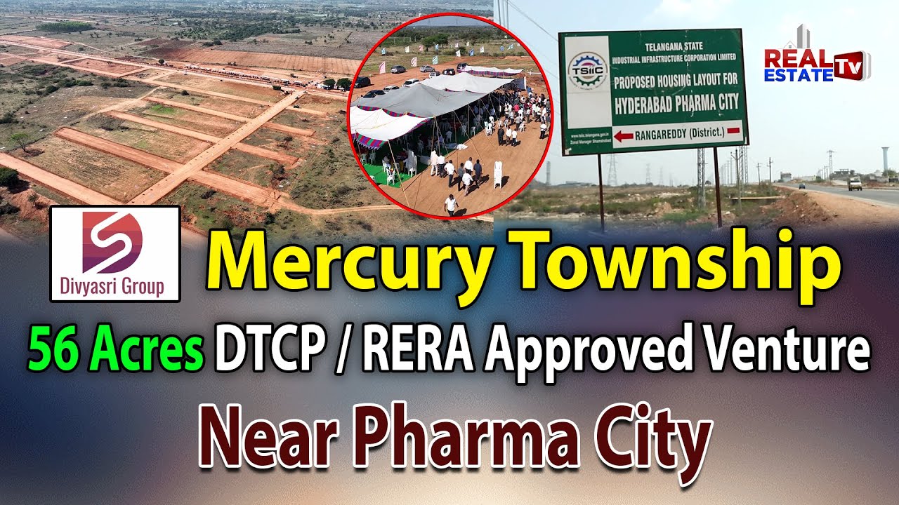 56 Acres DTCP/RERA Approved Mega Venture at Hyderabad Pharmacity ...