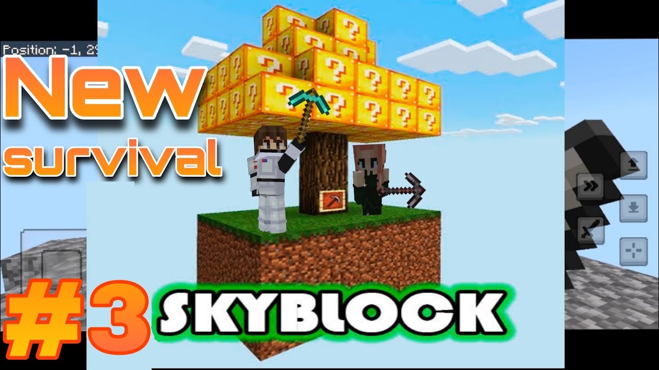 THE SKY LUCKY BLOCKS PART-3 #minecraft #trending - YouTube