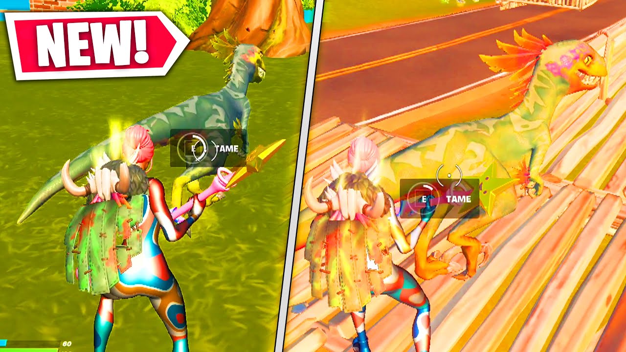 How To Tame Raptors & *ALL* Spawn Locations - Fortnite Chapter 2 Season ...