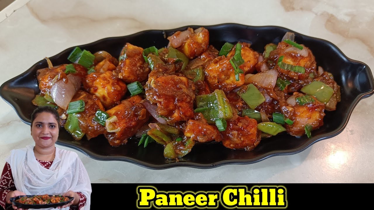 Paneer Chilli Recipe | Restaurant Style Chilli Paneer | Starter Recipe ...