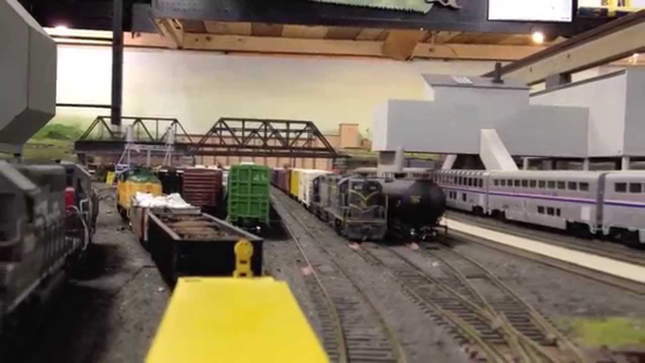 Marion Model Railroad Club Layout Tour Part 2 - YouTube