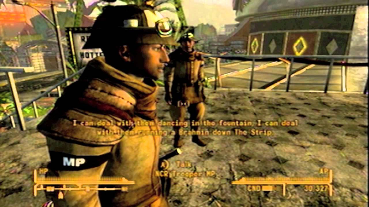 Fallout New Vegas NCR MP's Get Mad - YouTube