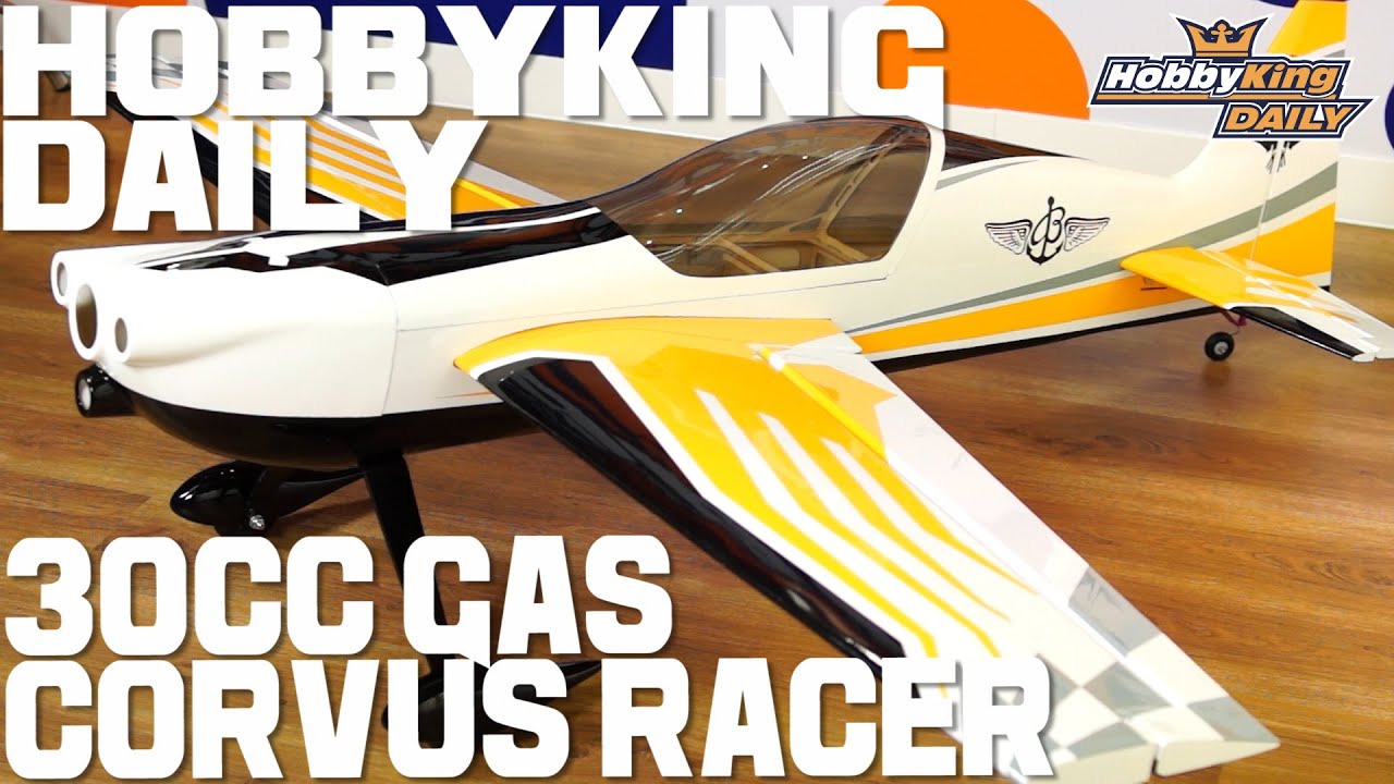 30cc Gas Corvus Racer - HobbyKing Daily - YouTube