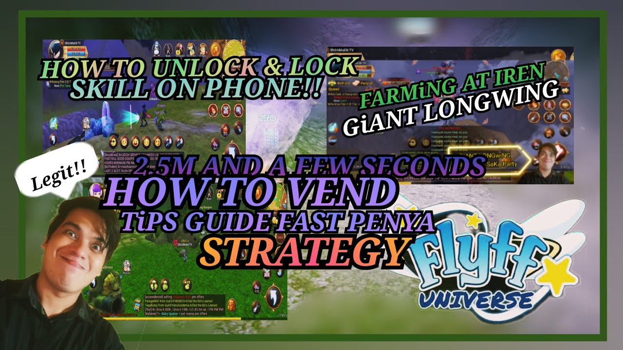 FLYFF UNIVERSE | VENDOR TIPS AND GUIDE | FAST PENYA | ShiinMalikTV ...