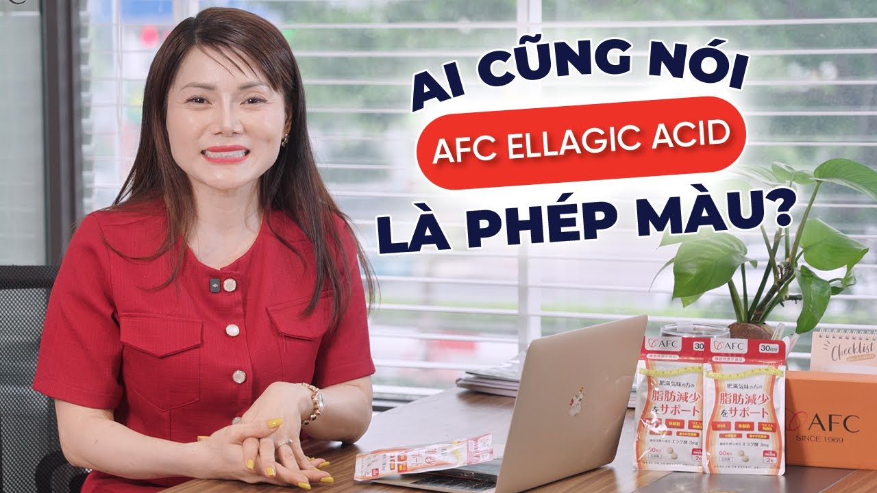 Khách hàng ai cũng nói AFC Ellagic Acid là 'phép màu'. Sự thật là gì ...