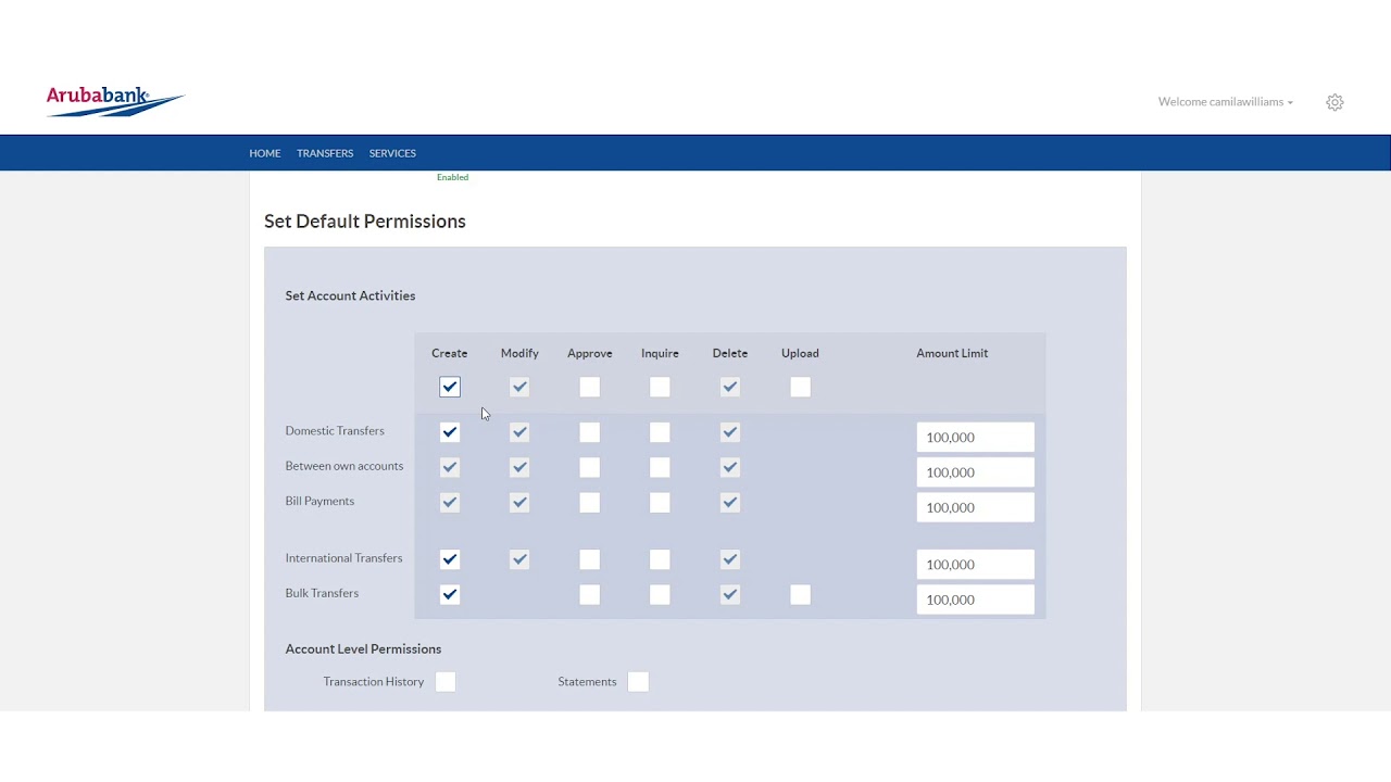 User Management Overview with Aruba Bank OnlineENG - YouTube