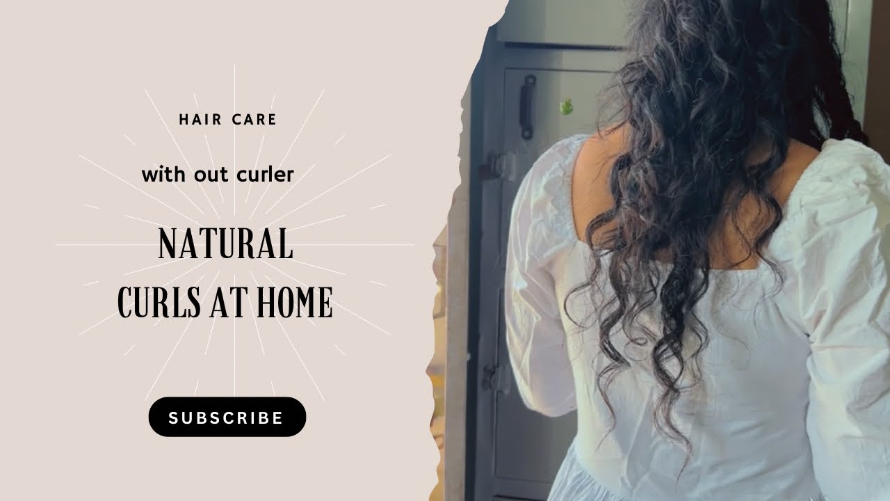 Natural curls at home | hair tips | telugu - YouTube