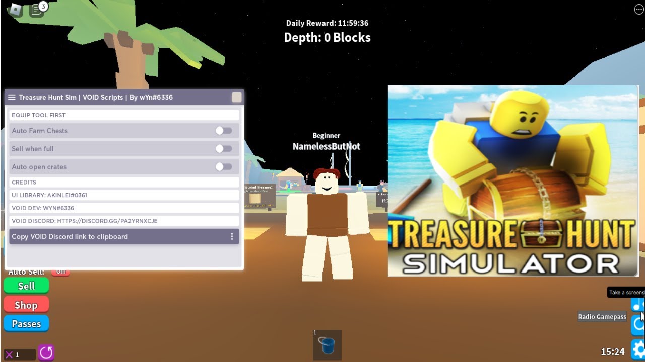 TREASURE HUNT SIMULATOR SCRIPT - AUTO FARM - YouTube