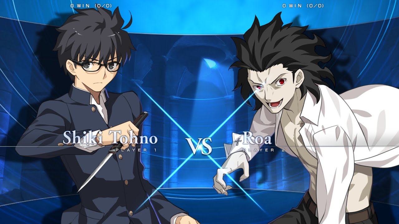 Shiki Tohno Vs Roa - Melty Blood Type Lumina - YouTube