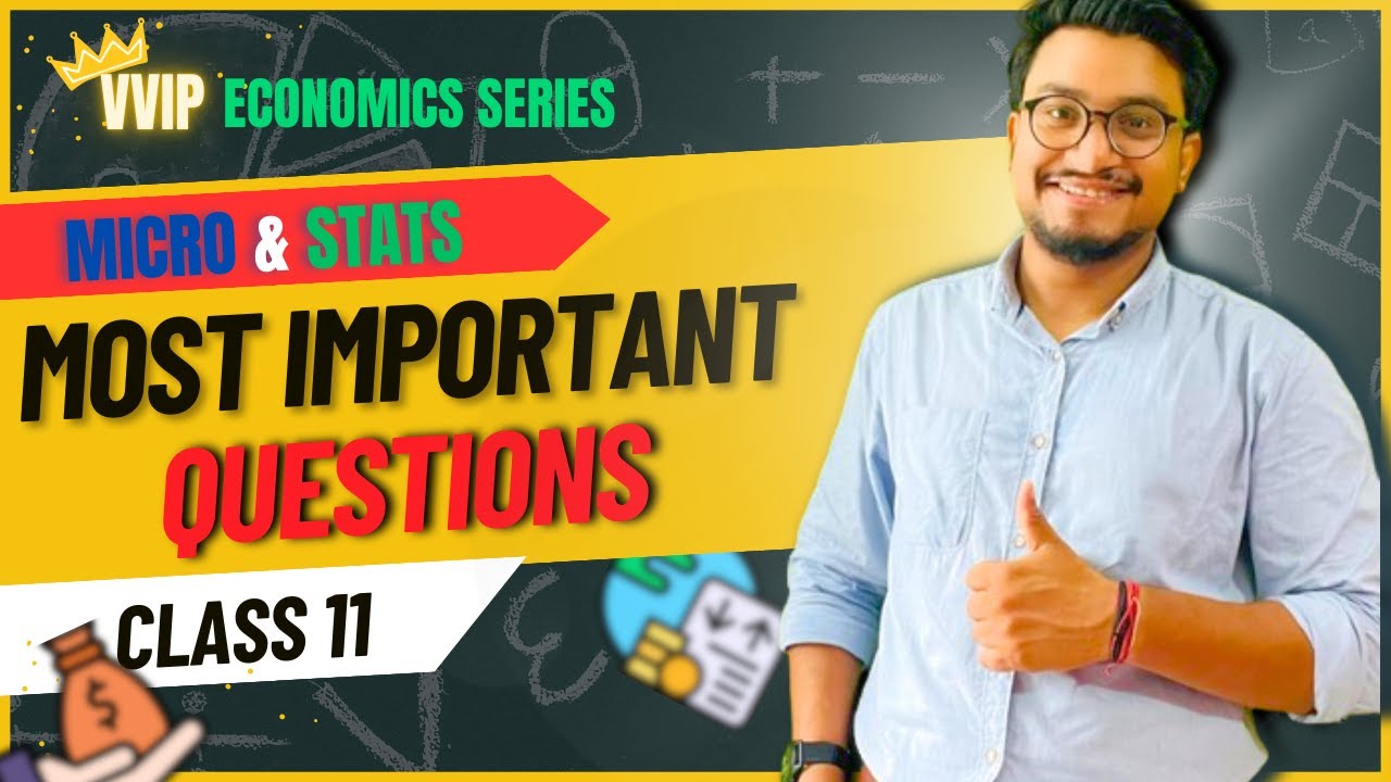 Economics Class 11 VVIP part 2 🔥🧑‍🎓 Important for Mid term exams # ...