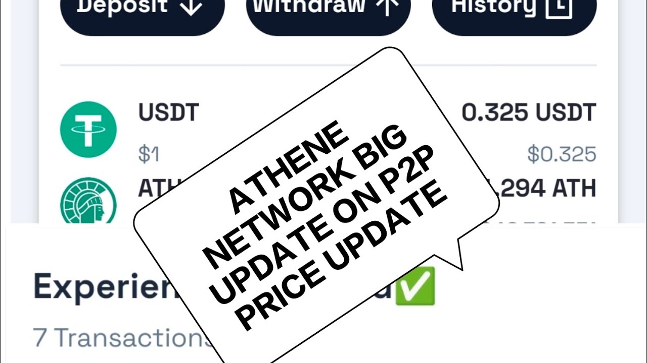 ATHENE NETWORK BIG UPDATE PRICE ON P2P AND ATHENE NETWORK P2P UPDATE - YouTube