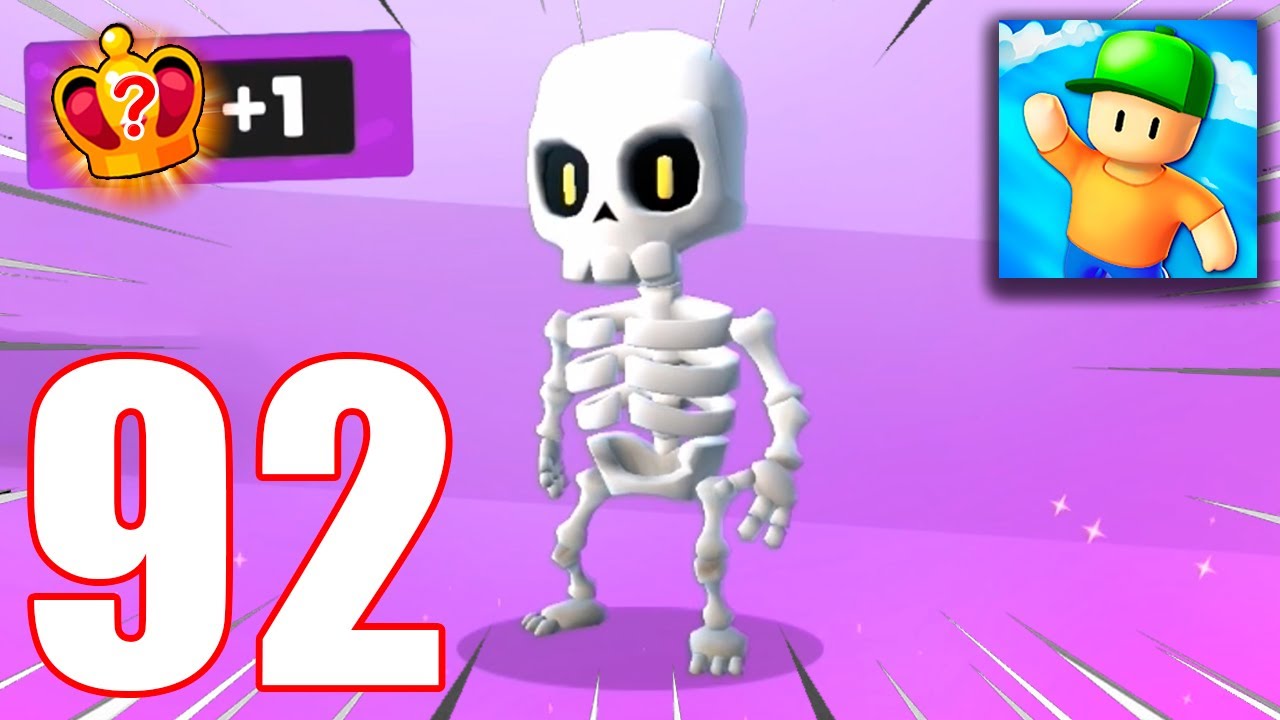 Stumble Guys - Gameplay Walkthrough Part 92 - DRY BONES (iOS, Android) - YouTube