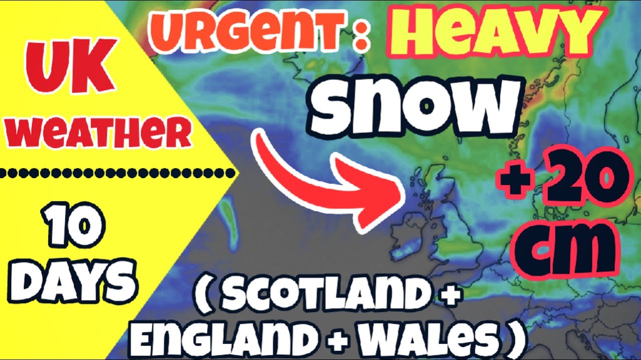 uk weather forecast ️🥶 Snow may cover most areas / UK weather next week ...