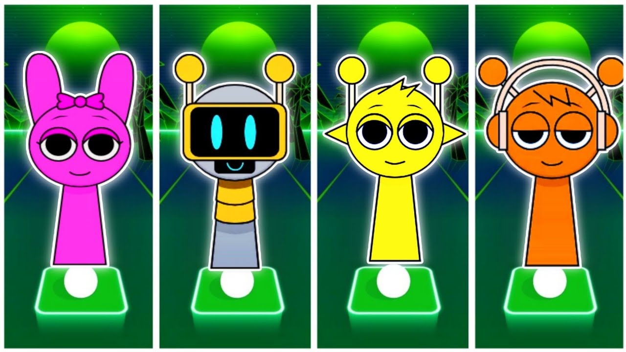 Incredibox Sprunki - Pinki - Fun Bot - Simon - Oren - Tiles Hop EDM ...