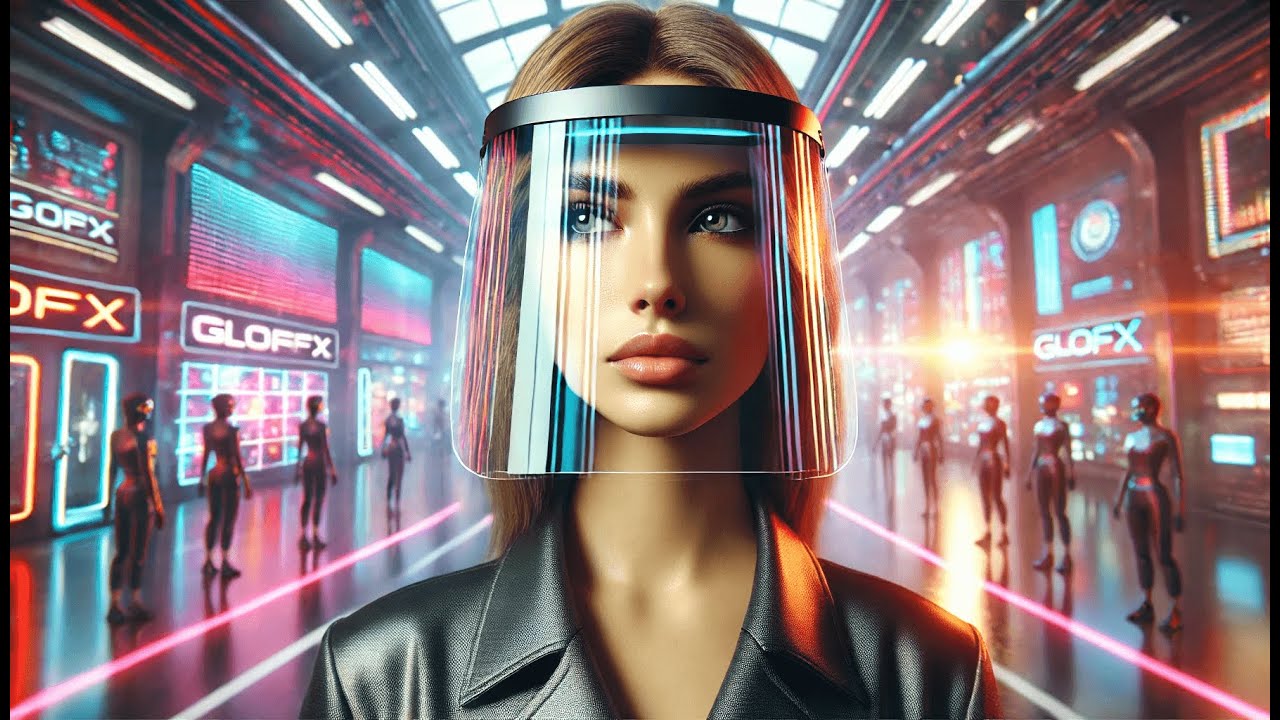 😎 GloFX Mirror Futuristic Visor Sunglasses - Cyberpunk Full Face | Best ...