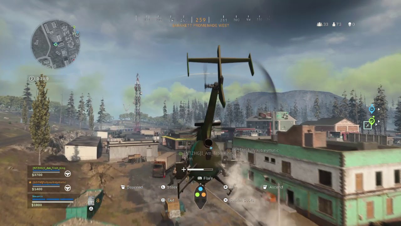 Sickest Call of Duty®: Warzone Helicopter Skills - YouTube