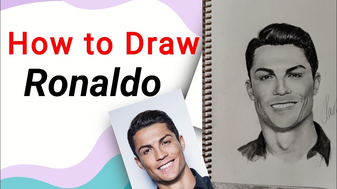 Pencil Drawing Tutorials: How to Draw Ronaldo. - YouTube