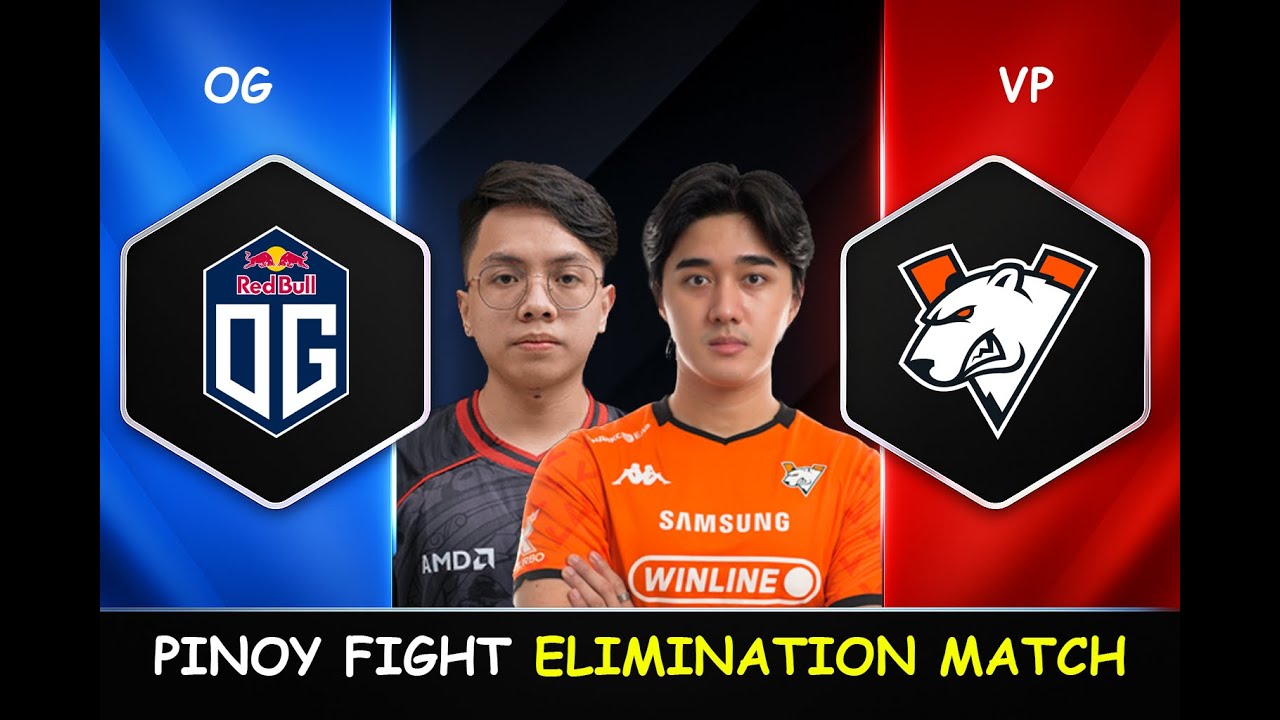 PINOY FIGHT ELIMINATION MATCH - OG VS VIRTUS PRO DLS 27 DOTA 2 - YouTube