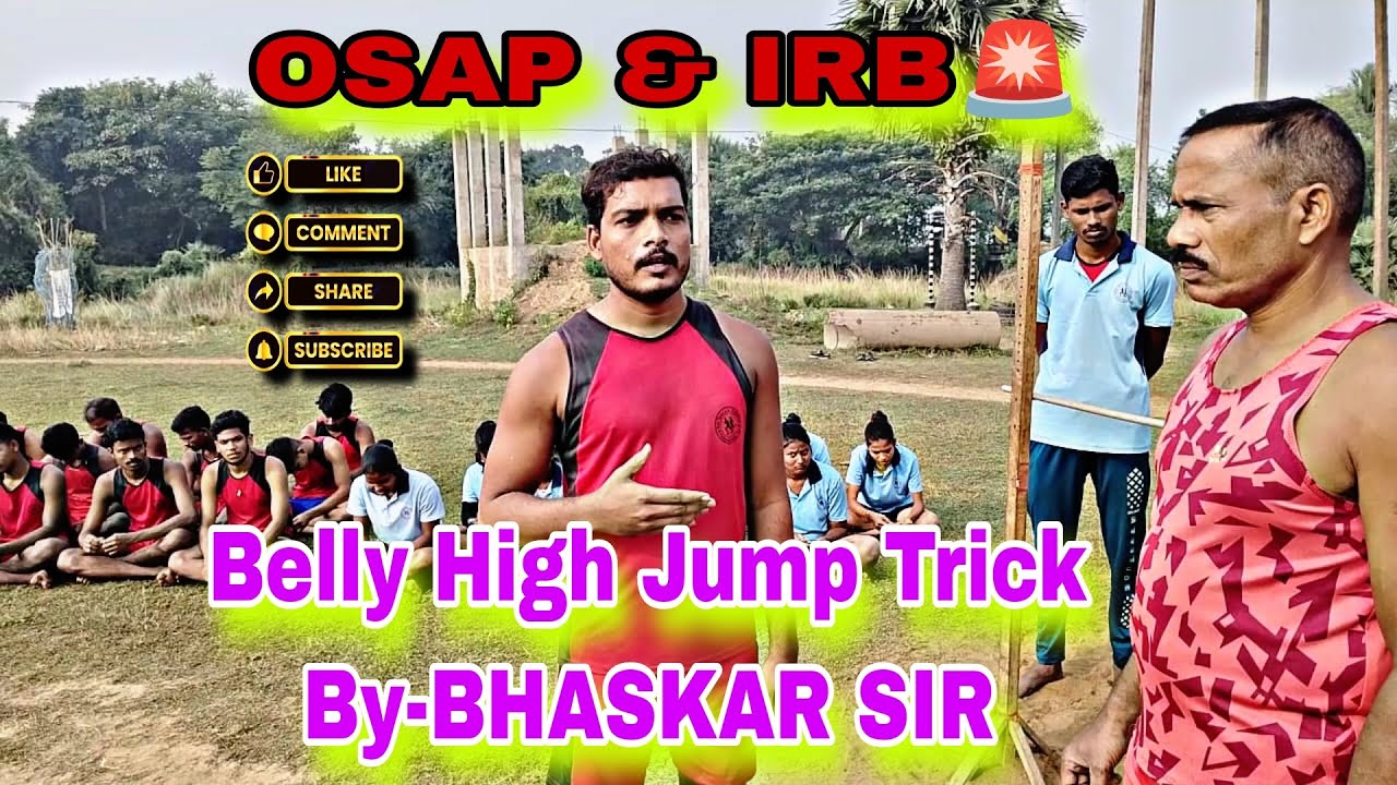belly high jump easy and simple trick || how to jump a high jump with ...
