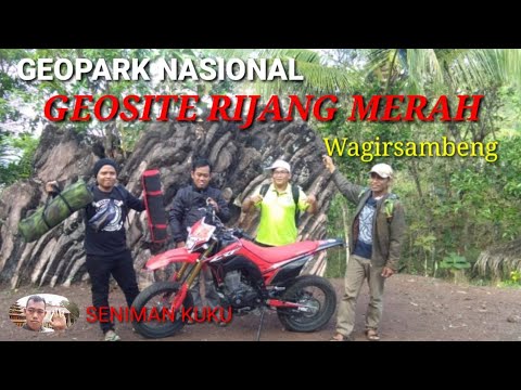 Geopark Kebumen GEOSITE RIJANG MERAH Sebagai Bukti Dasar Samudra. - YouTube